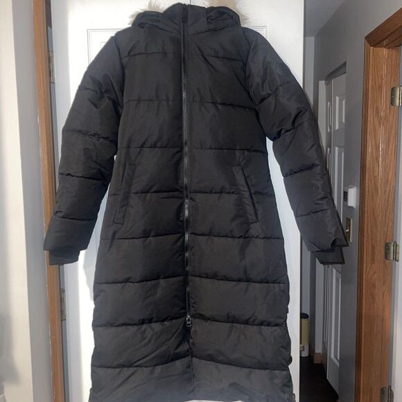 Noize | Jackets & Coats | Noize Black Long Puffer Coat | Poshmark
